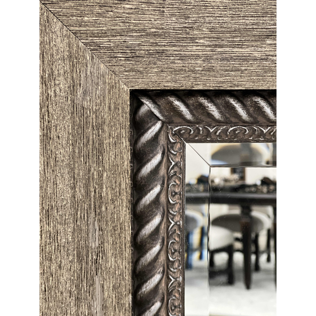 Collage Mirror with Barnwood Frame - Luxuria
