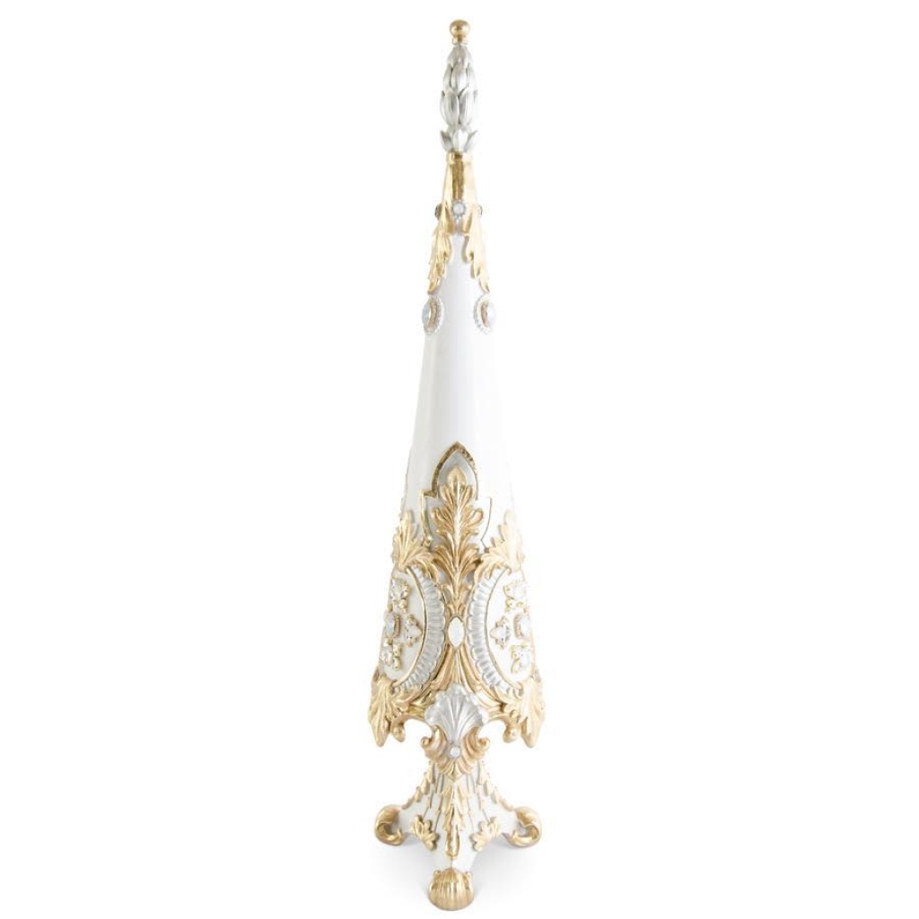 White Jeweled Ornate Tree - Luxuria