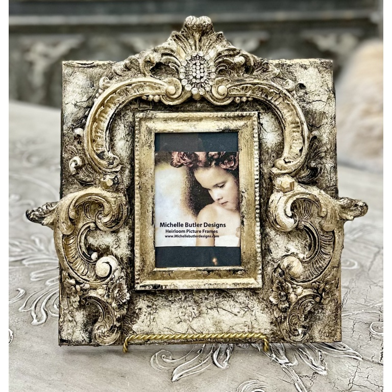 Michelle Butler Designs Distressed Gold Tabletop Frames - Luxuria