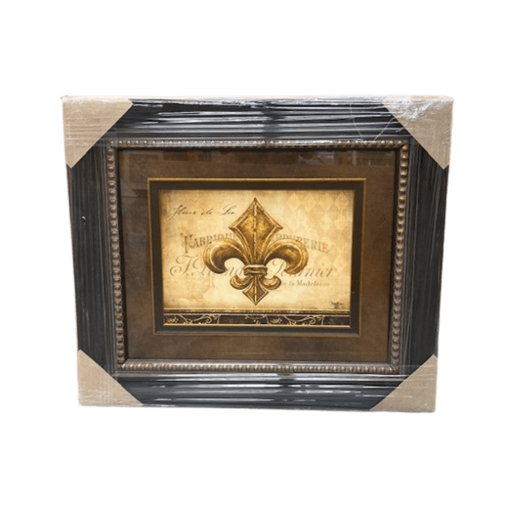French Fleur de Lis with Crystals - Luxuria